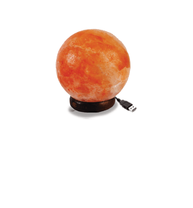 Ball Shape USB Lamp - Himalayan Salt Experts - RM SALT