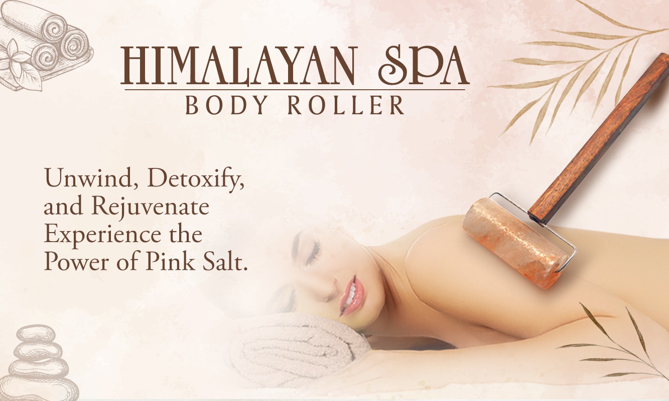 HImalayan Spa Body Roller Large - Himalayan Salt Experts - RM SALT